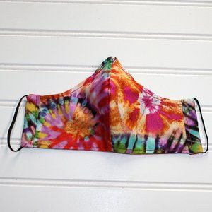 Hand Crafted | Accessories | Handmade Cloth Tie Dye Starburst Face Mask ...